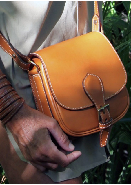 Leather Hunting Bag, Small Model