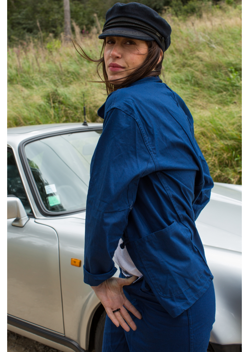 The traditional Chinese blue workwear