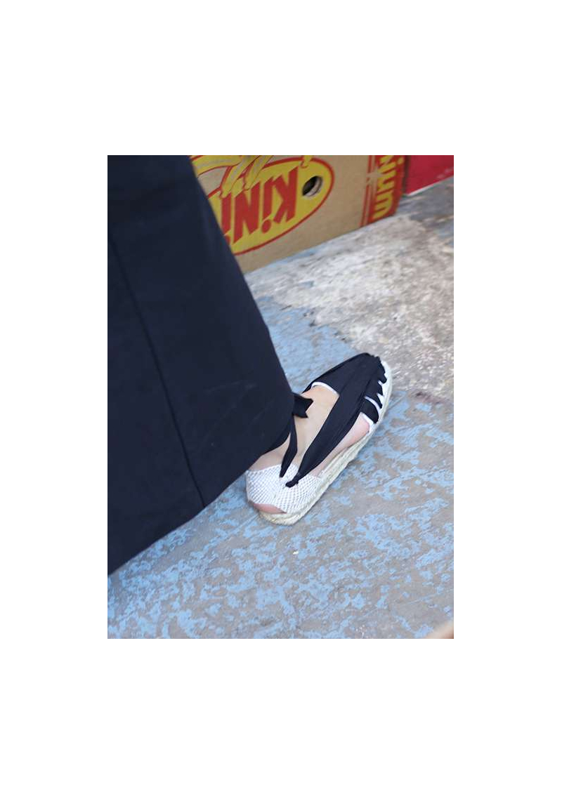 Espadrilles from Barcelona with laces