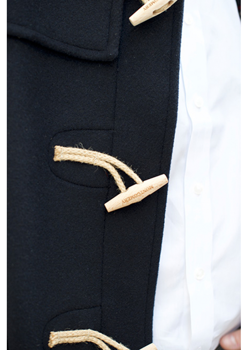 The English Duffle Coat with Wooden Toggles