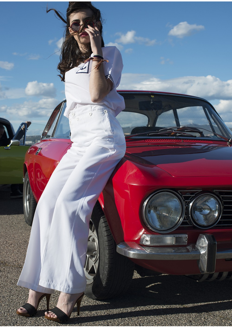 The High Wooden Pin-Up Mules