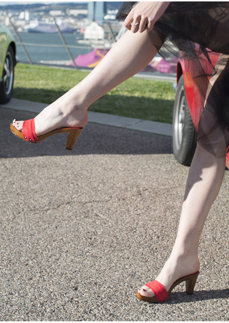 The Wooden Pin-Up Mules