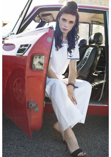 The High Wooden Pin-Up Mules